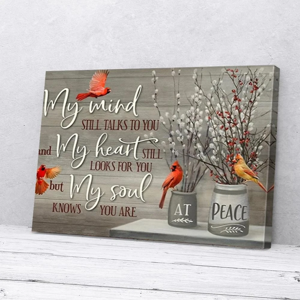 Poster My Mind Still Talks To You Cardinal - UNFRAMED Poster Prints ...