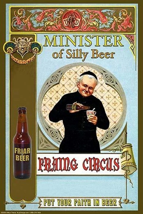 Poster Minister Of Silly Beer Wilbur Pierce Print- UNFRAMED Poster ...
