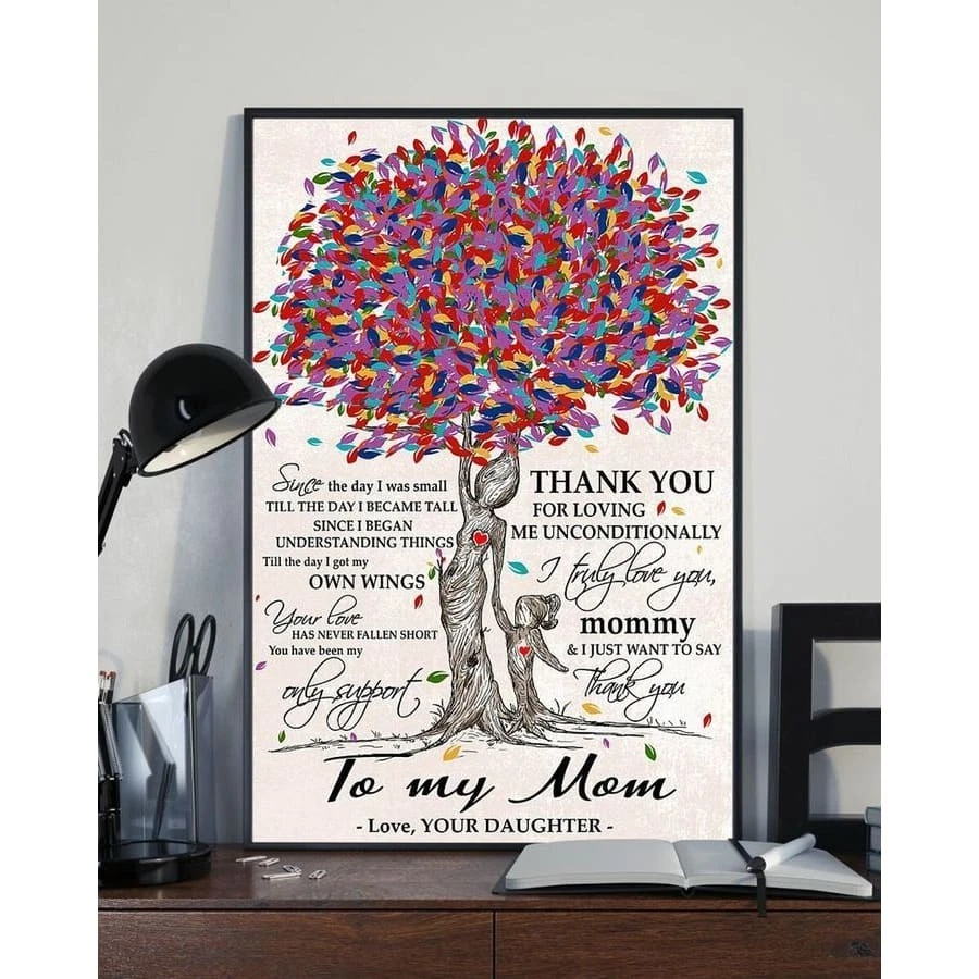 Poster, To Mom From Daughter, Motherï¿½S Day Gift To My Mom, Daughter ...