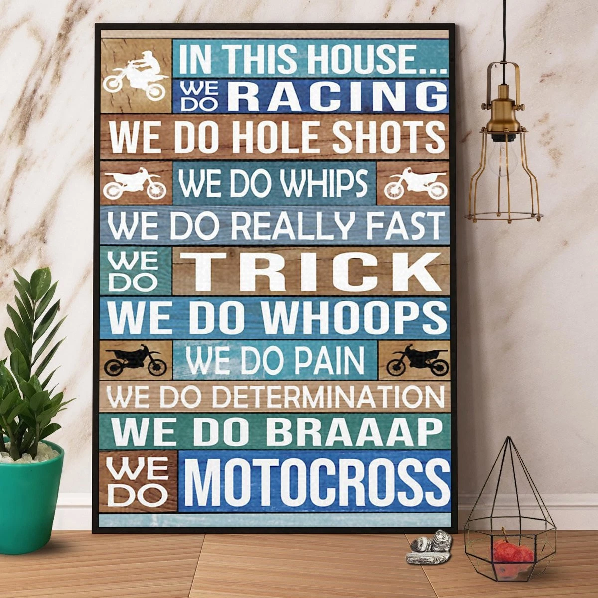 Poster Motocross Weo Really Fast Motorcycle- UNFRAMED Poster Prints ...