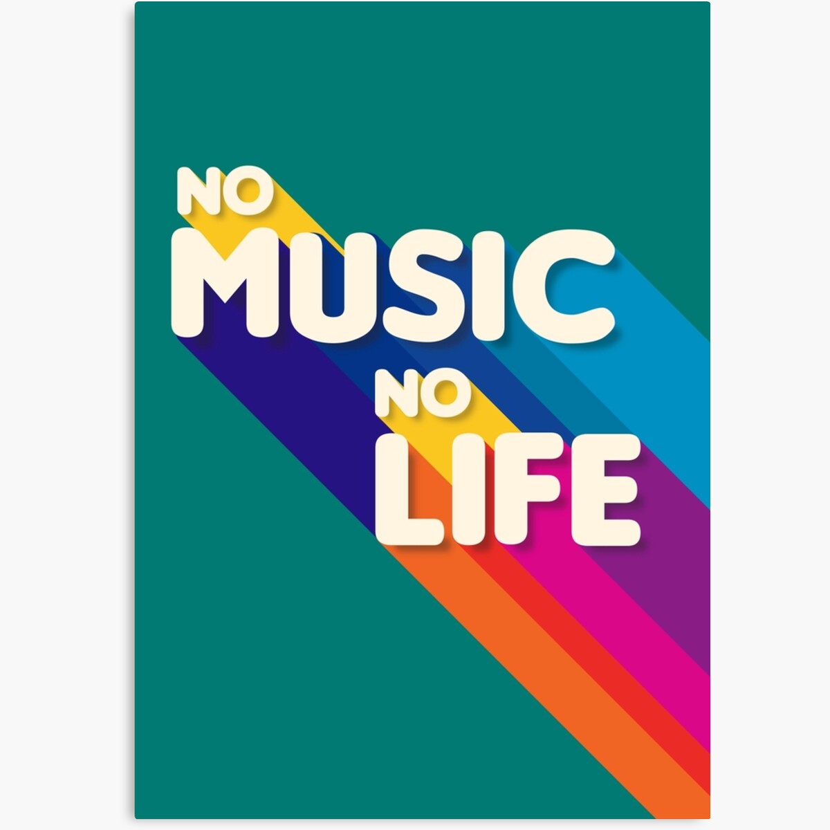 Poster Music In My Life Poster No Framed, 12x18 - Walmart.com