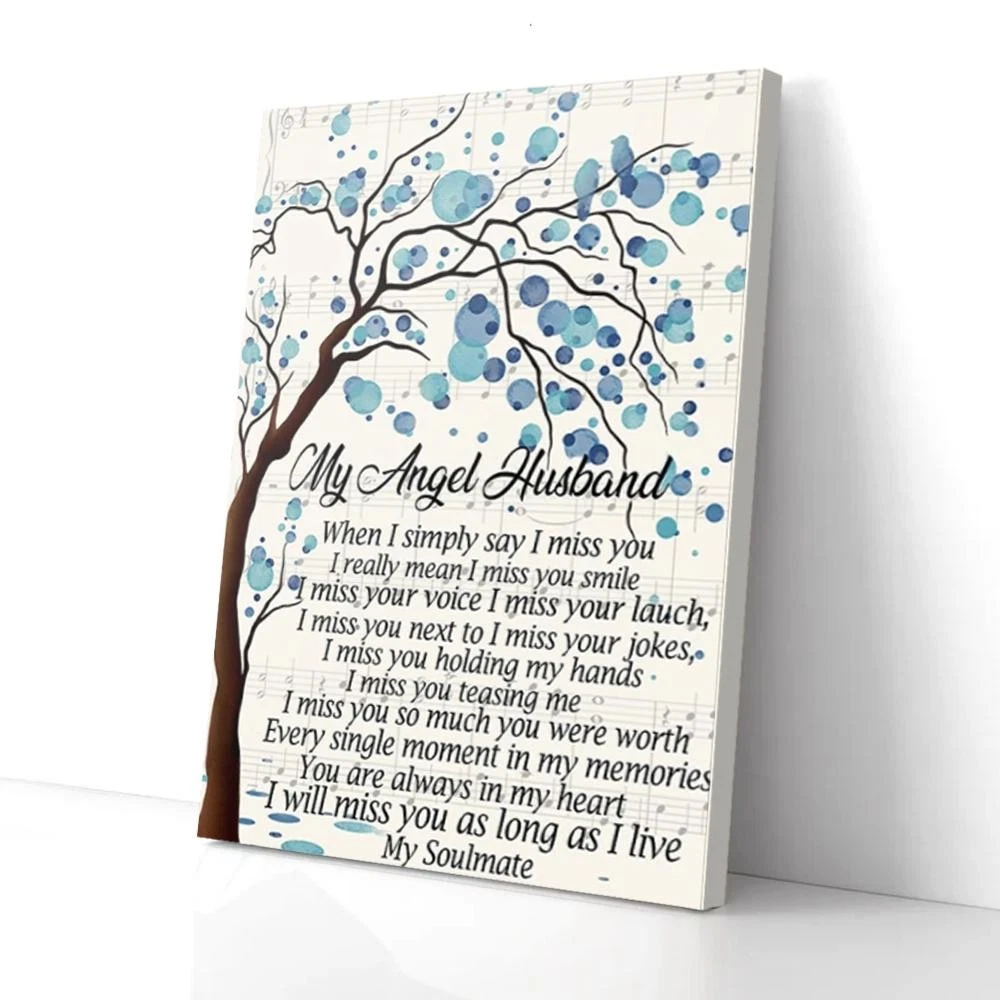 Poster My Angel Husband - UNFRAMED Poster Prints, Wall Art For Home ...