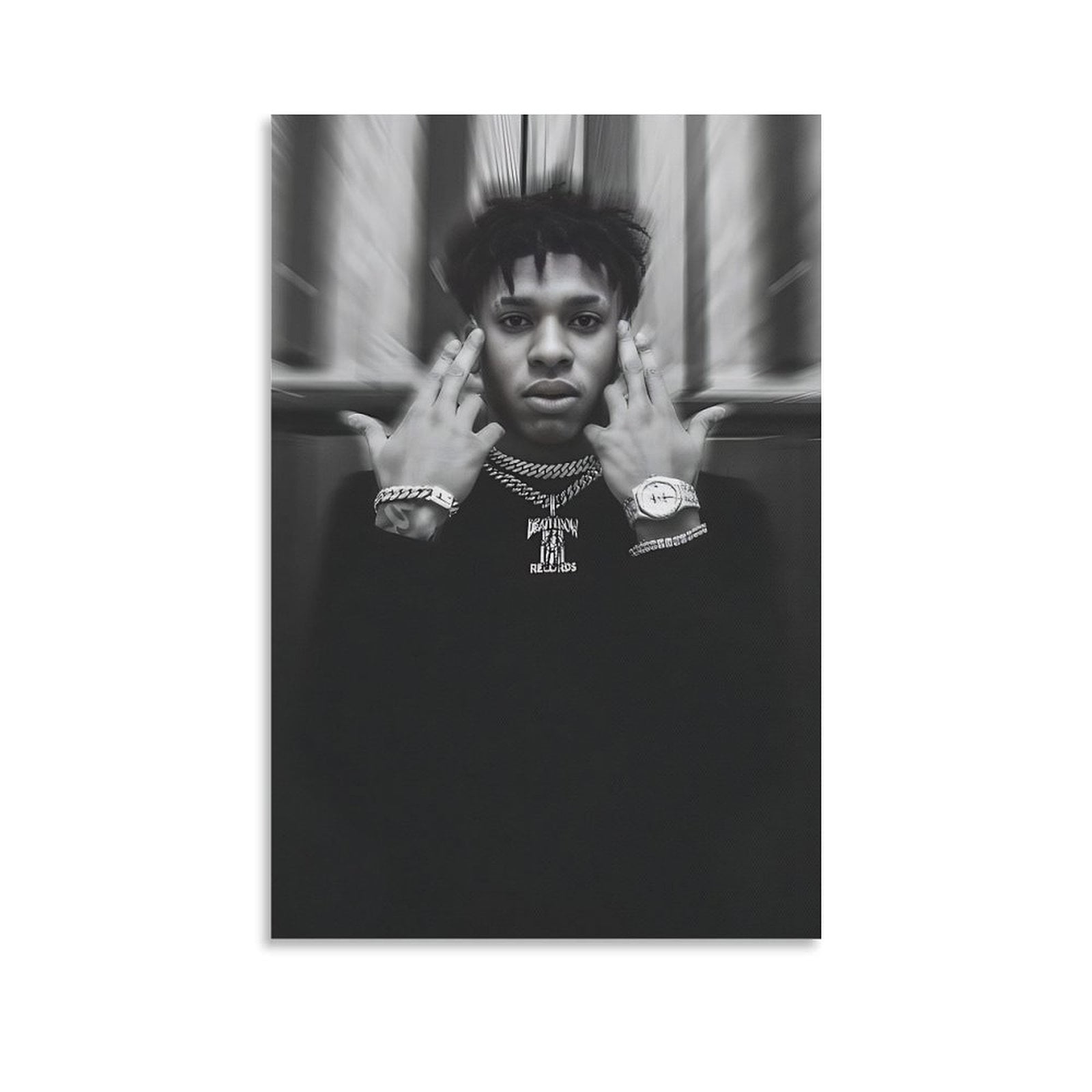 Poster NLE Choppa Art Rapper Artworks Picture Print Poster Wall Art ...