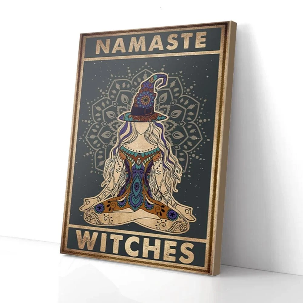 Poster Namaste Witches Yoga - UNFRAMED Poster Prints, Wall Art For Home ...
