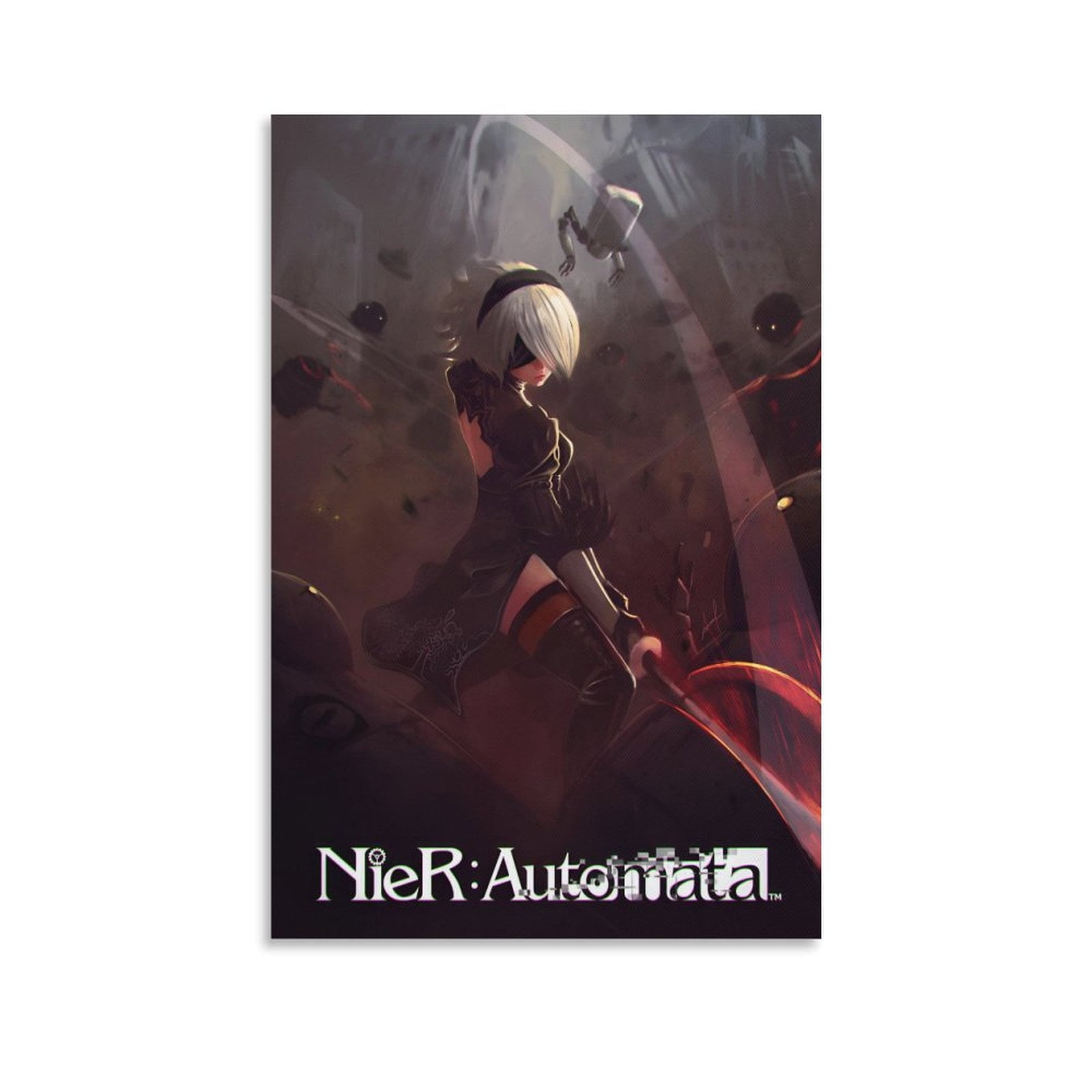 Poster Nier Automata Ver1.1a Art Anime Cover Canvas Art Poster and Wall ...