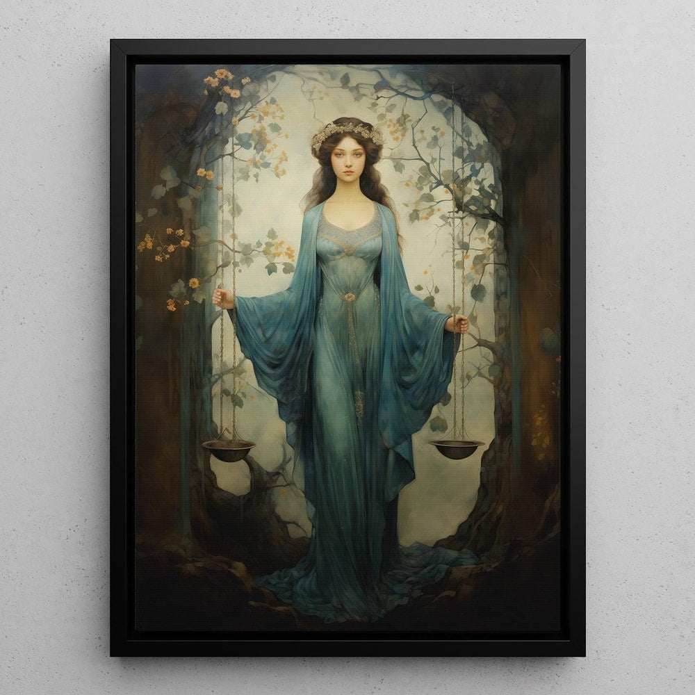 Poster Of Goddess Themis, Greek Goddess Of Justice, Order And Fairness ...