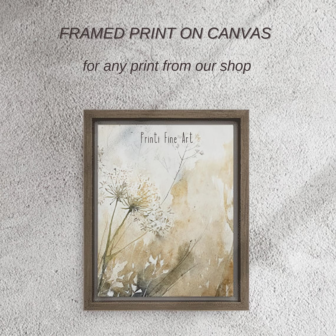 Poster On For Any Posters From The Shop, Unframed Canvas Size 8x12 ...