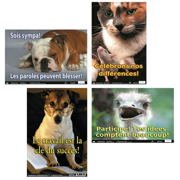 Poster Pals French Educational and Language Teaching Fun Photo Posters ...