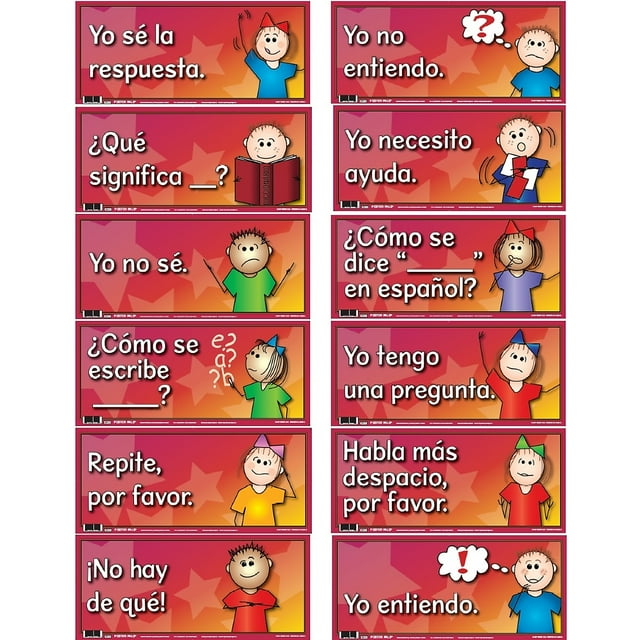 Poster Pals Spanish Educational & Language Teaching Anchor phrase ...