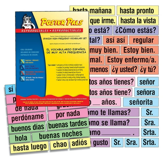Poster Pals Spanish Educational & Language Teaching High Frequency ...