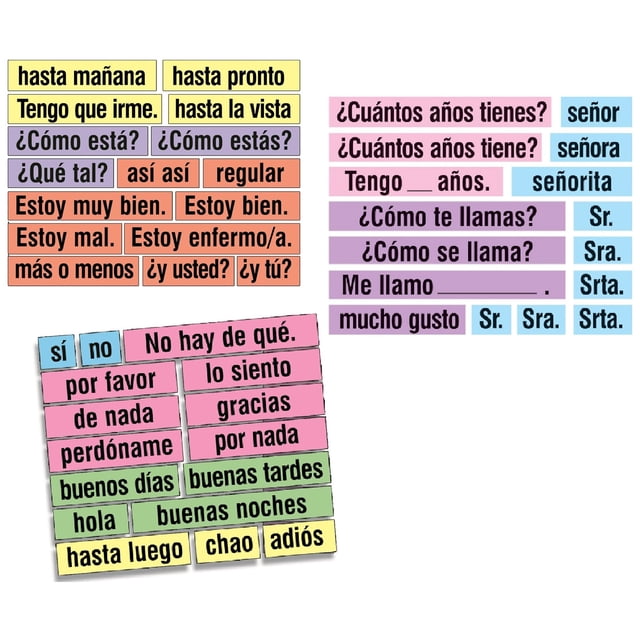 Poster Pals Spanish Educational & Language Teaching High Frequency ...