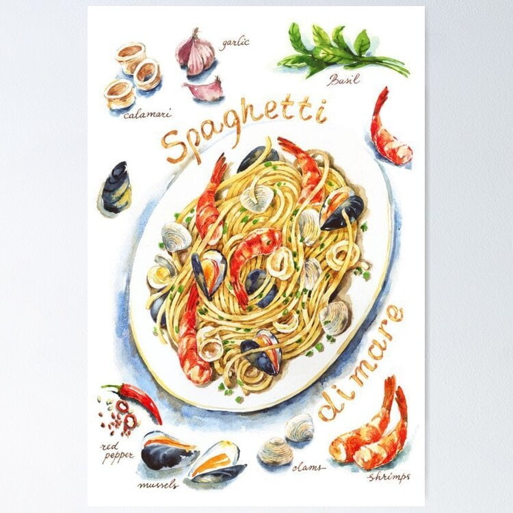 Poster Pasta, Pasta Definition Print, Pasta Lover Gift, Pasta Wall Art ...