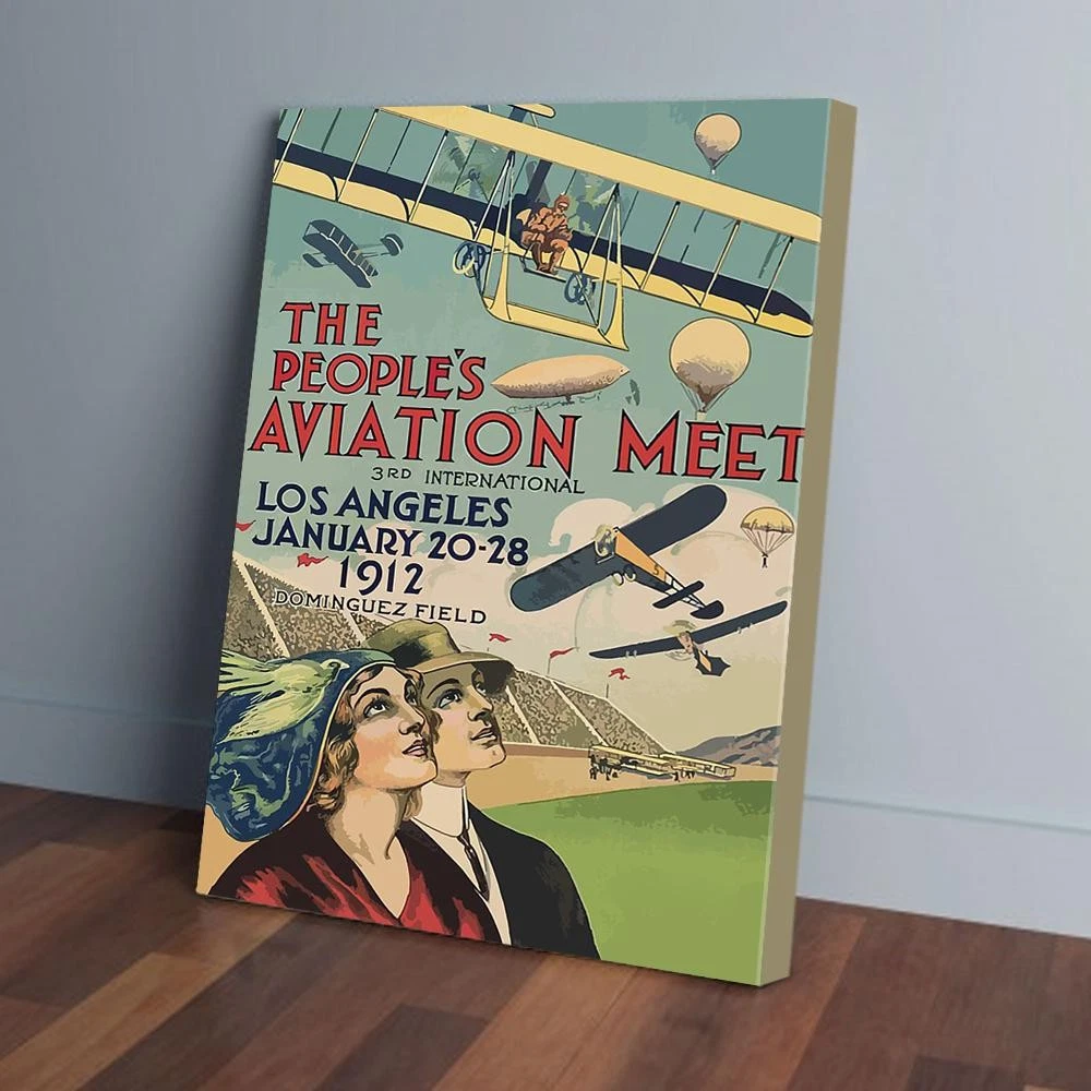 Poster The People'S Aviation Meet Los Angeles- UNFRAMED Poster Prints ...