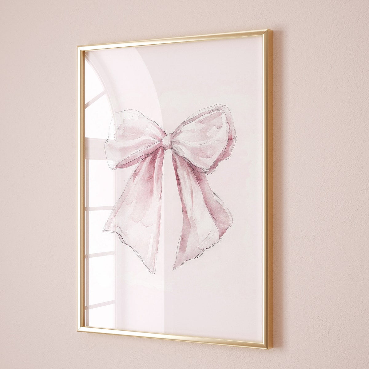 Poster Pink Bow Nursery Pink Print Preppy Coquette Aesthetic Poster ...