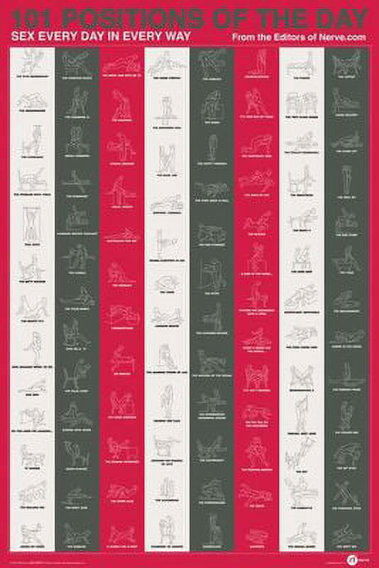 Poster - Positions of The Day - 101 Positions Wall Art Licensed Gifts ...