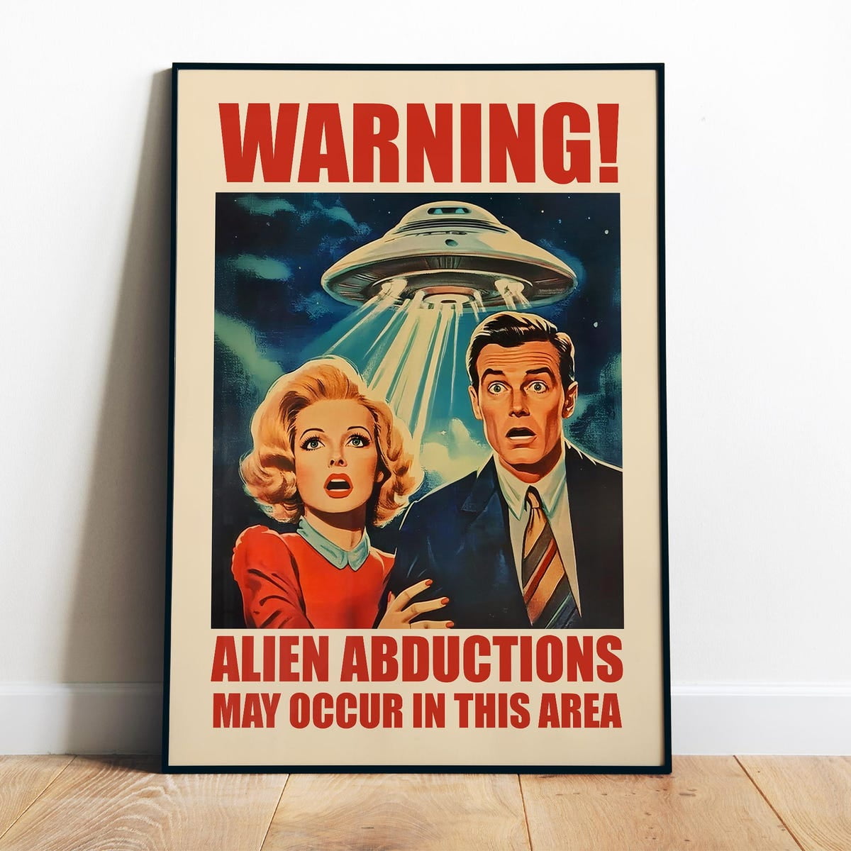 Poster Poster Printable Alien Zone Decor Ufo Digital Print Alien Gift ...