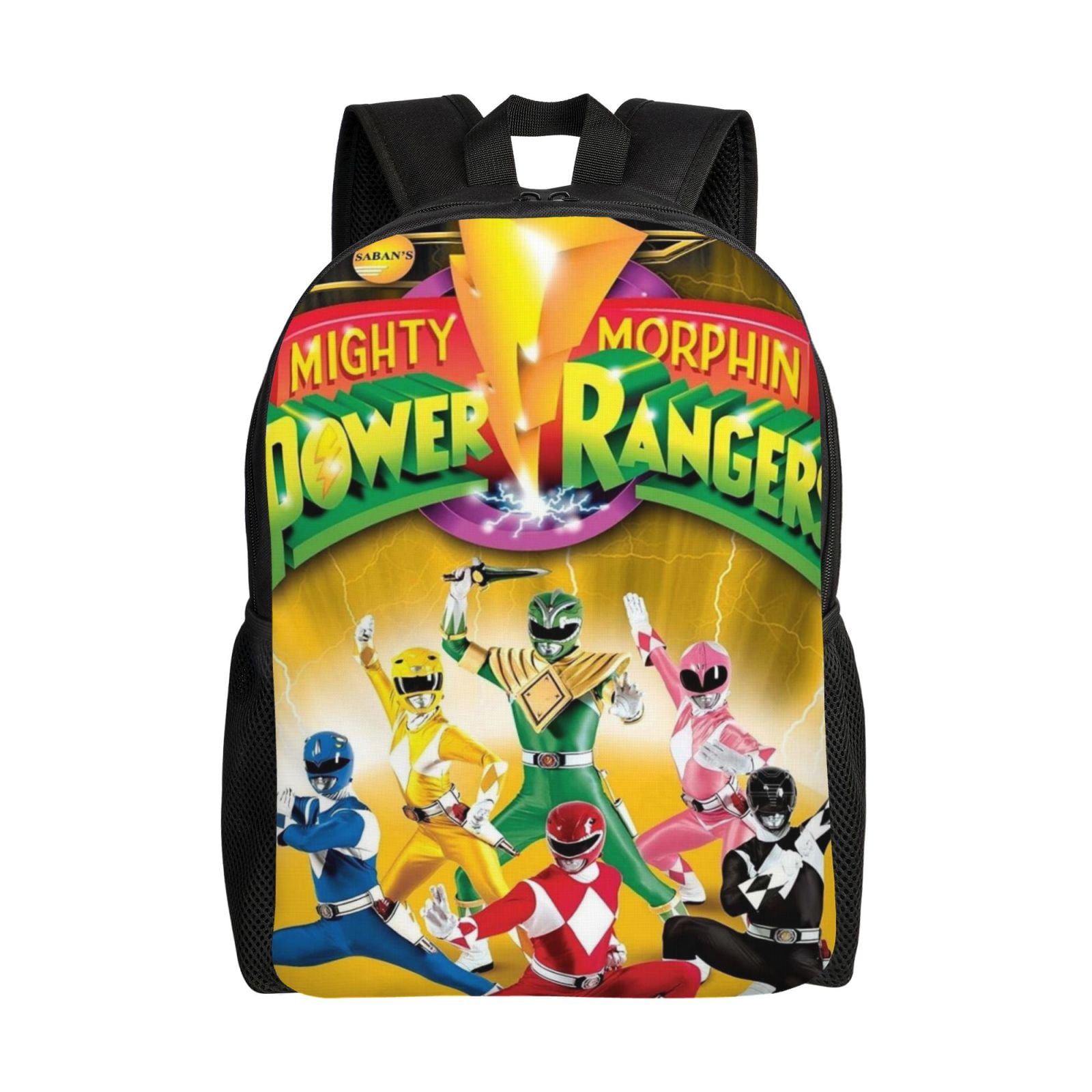 Poster Power Rangers Backpack Laptop School Bag Student Satchel ...