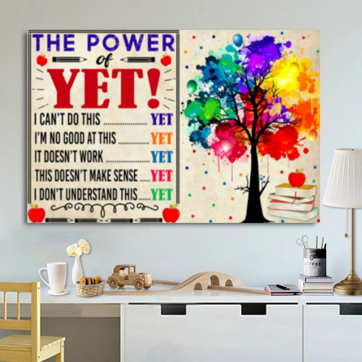 Poster The Power Yet I Canï¿½To This Yet Colorful Tree Horizontal ...