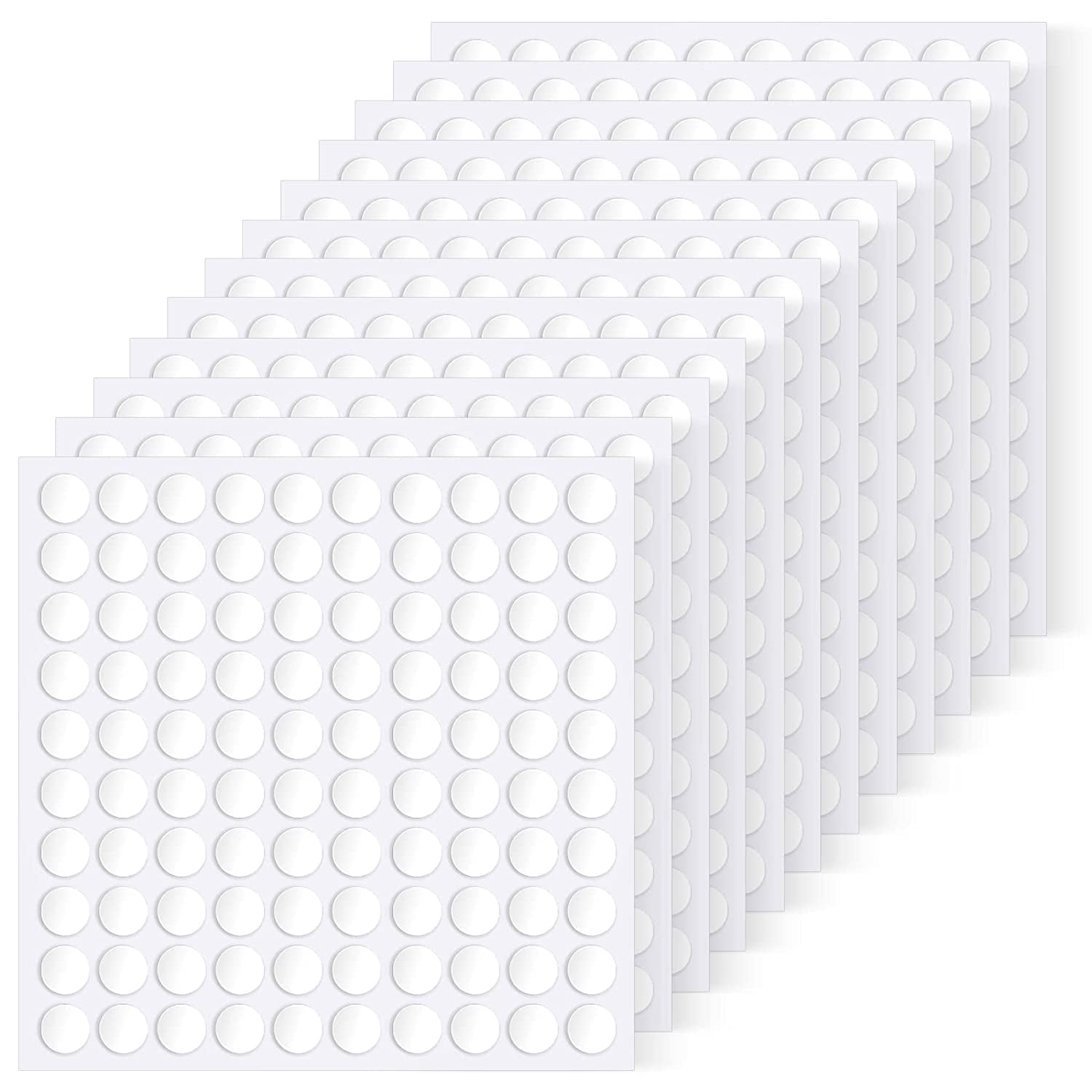 Poster Putty, 1200 Pcs 10mm/0.4\u201d Adhesive Dots, Double Sided ...