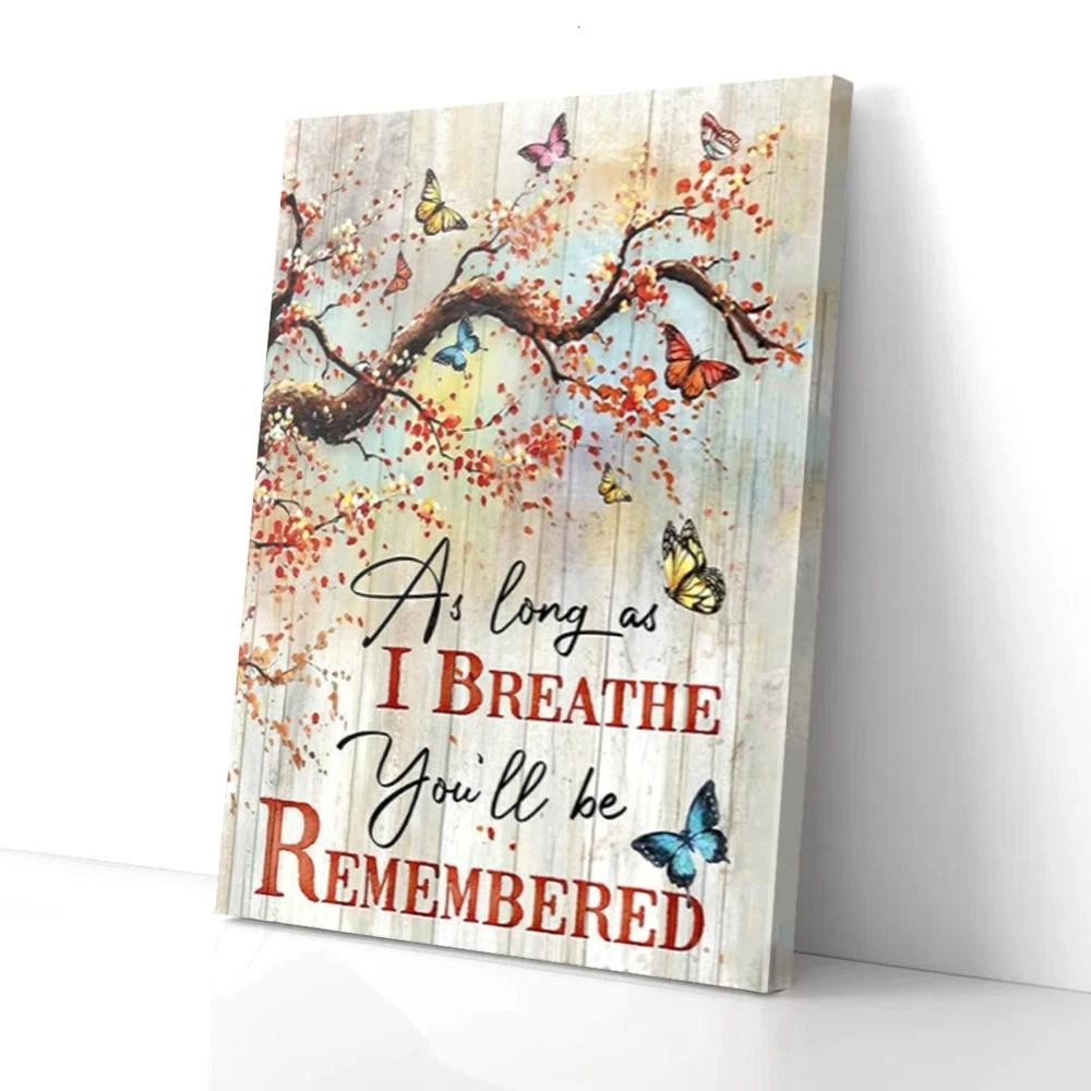 Poster You'Ll Be Remembered Red Tree Butterfly - UNFRAMED Poster Prints ...