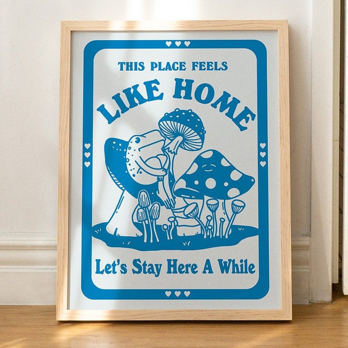 Poster Retro Frog Wall Print, Vintage Illustration, Retro Quote Print ...