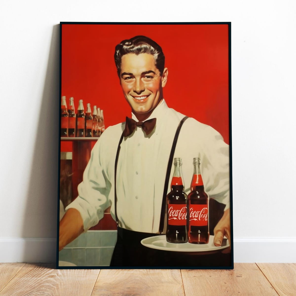 Poster Retro Kitchen Wall Art Printable Vintage Coca Cola Poster Retro ...
