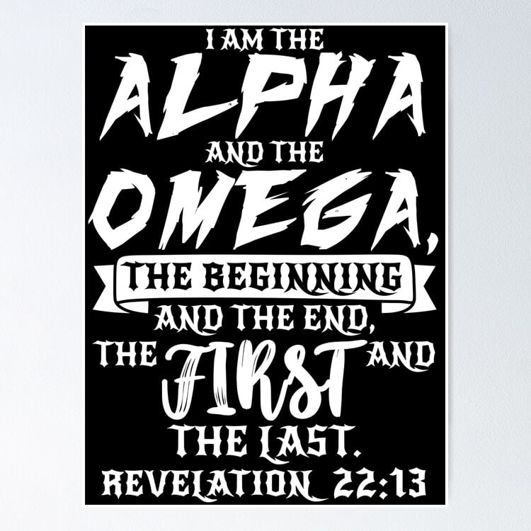 Poster Revelation I Am The Alpha And The Omega Poster - No Framed ...