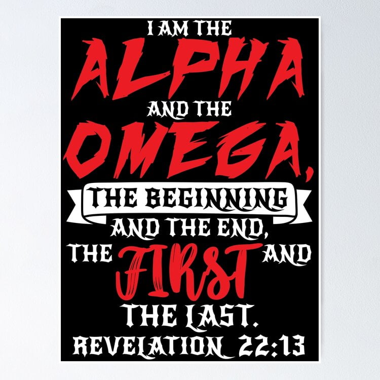 Poster Revelation I Am The Alpha And The Omega Poster - No Framed ...