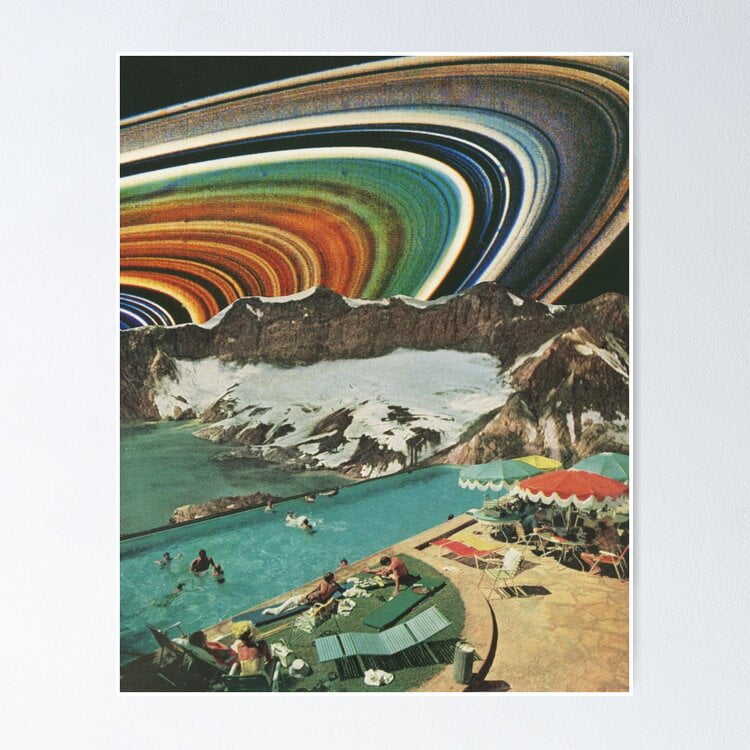 Poster Rings - No Framed, Vintage Wall Art, Trendy Retro Print ...