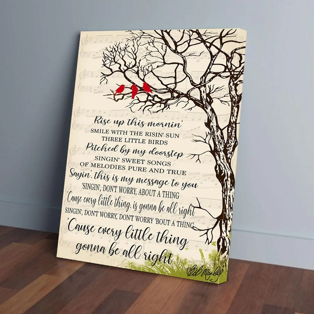 Poster Rise Up This Mornin Smile With The Risin Sun Three Little Birds ...