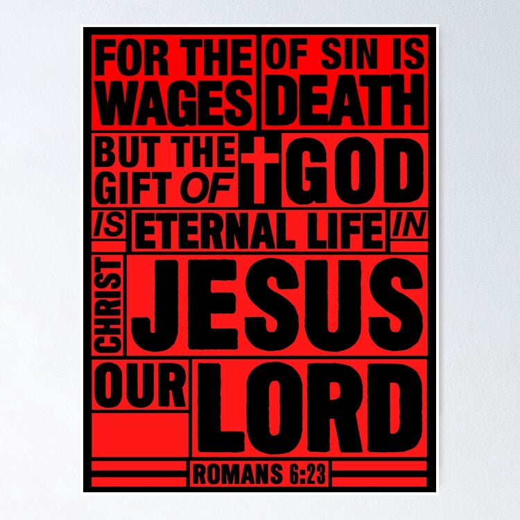 Poster Romans Eternal Life Poster - No Framed, Vintage Wall Art, Hot ...