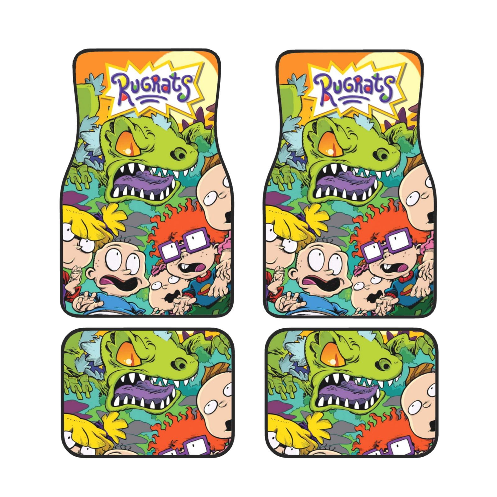 Poster Rugrats Car Floor Mat Set 4-Piece Front/Rear Auto Foot Mats ...