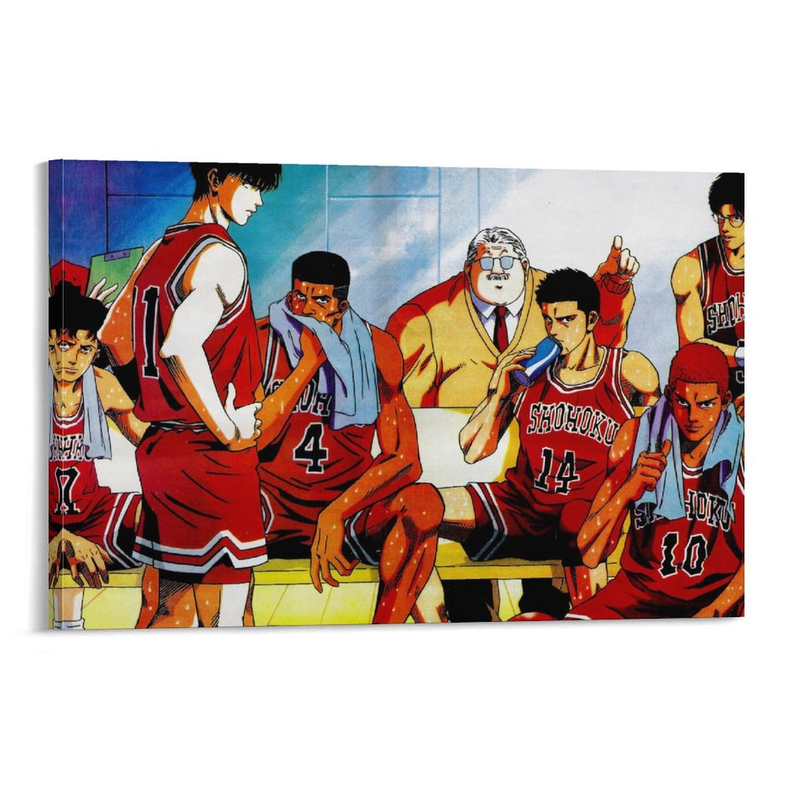 Poster SLAM DUNK Anime Posters Art Print Wall Photo Paint Poster ...