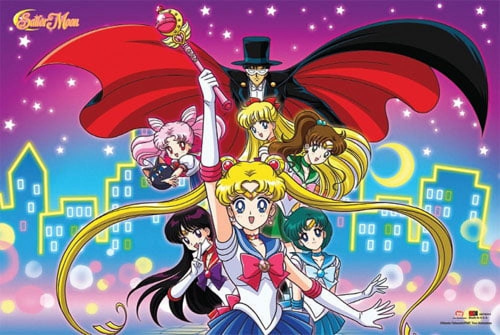 Poster - Sailor Moon - City Lights Anime Art Licensed ge79211 - Walmart.com