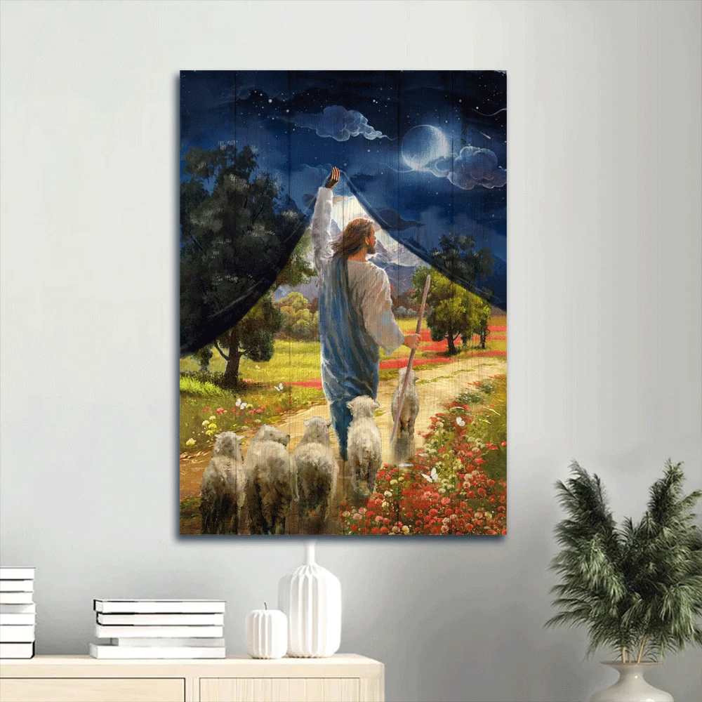 Poster Sale Abstract Art, Jesus Painting, Lamb Of God, Flower Field ...
