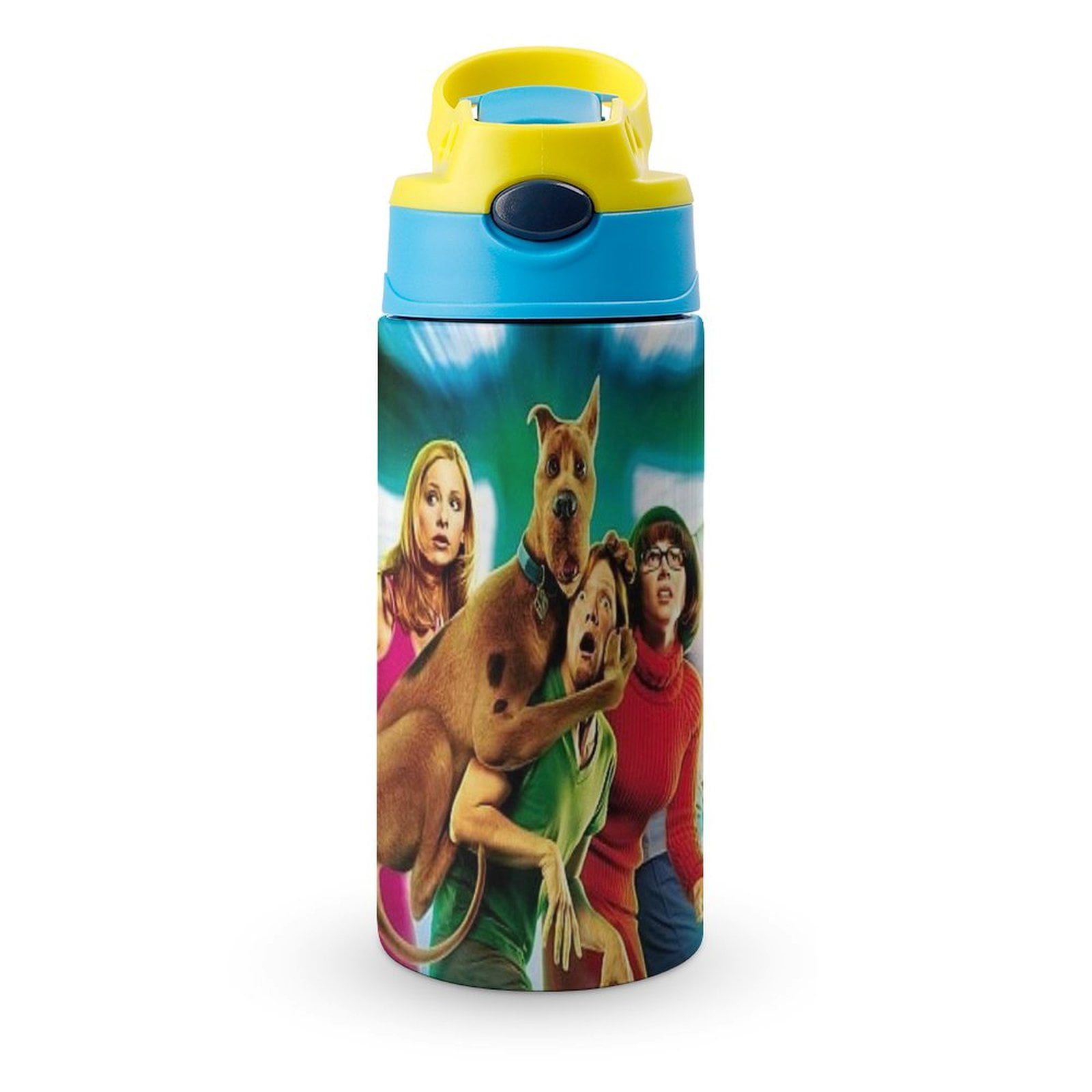 Poster Scooby Doo Kid's Insulated Water Bottle With Straw Vacuum ...