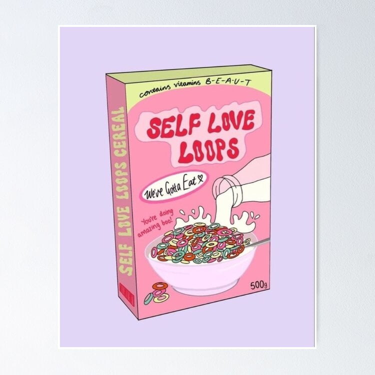 Poster Self love club digital download, Pink Daily affirmations, Preppy ...