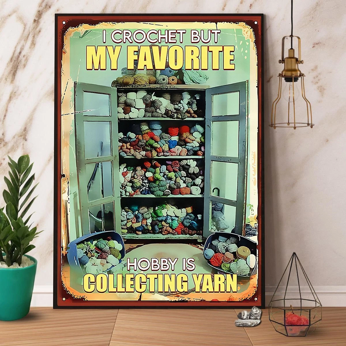 Poster Sewing I Crochet But My Favorite Hobby Is Collecting Yarn ...