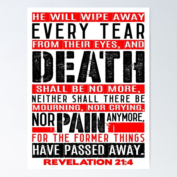 Poster Shall Be No More - Revelation Poster - No Framed, Vintage Wall ...