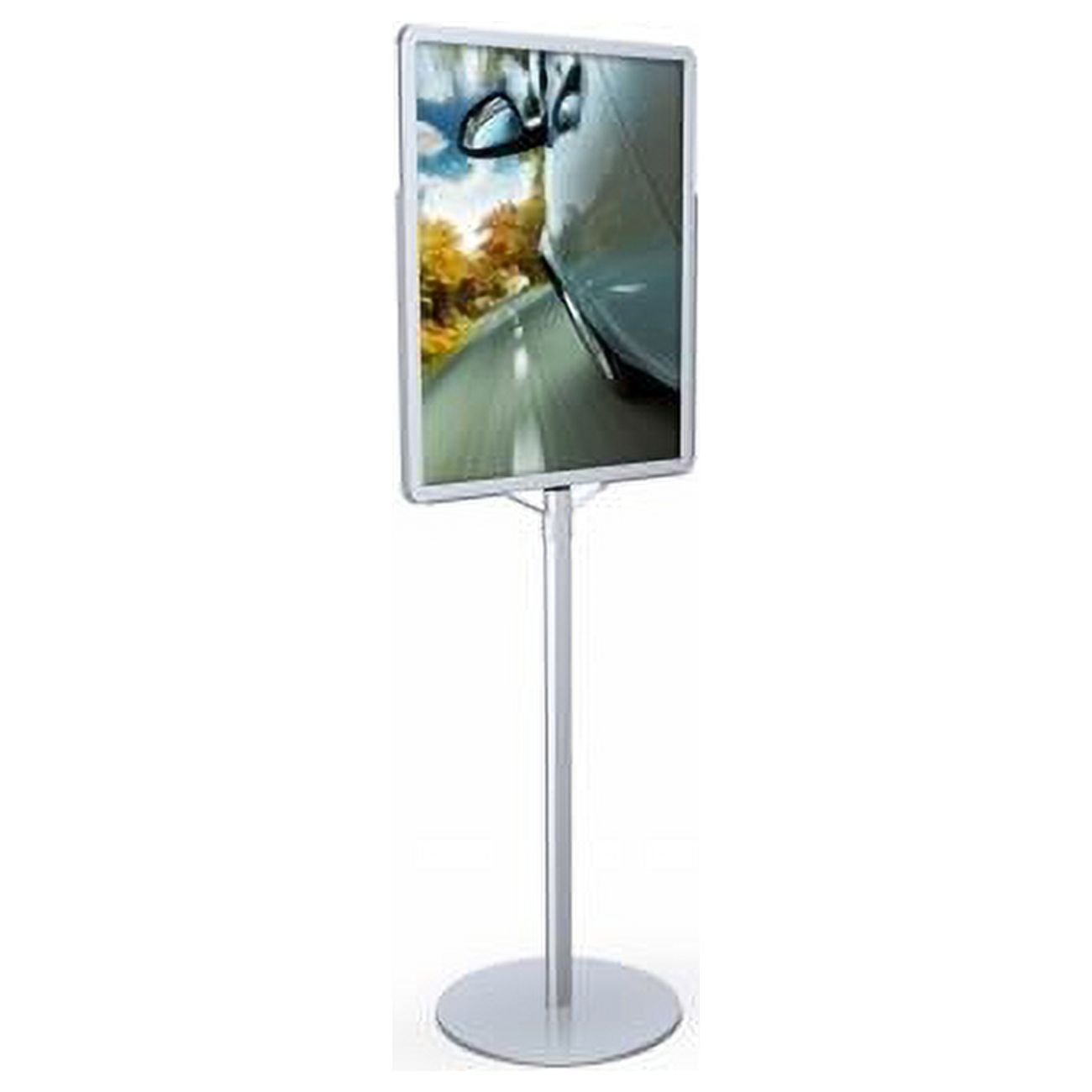 Poster SignHolders 22 in.X28 in. Single Pole Signholder- Black ...