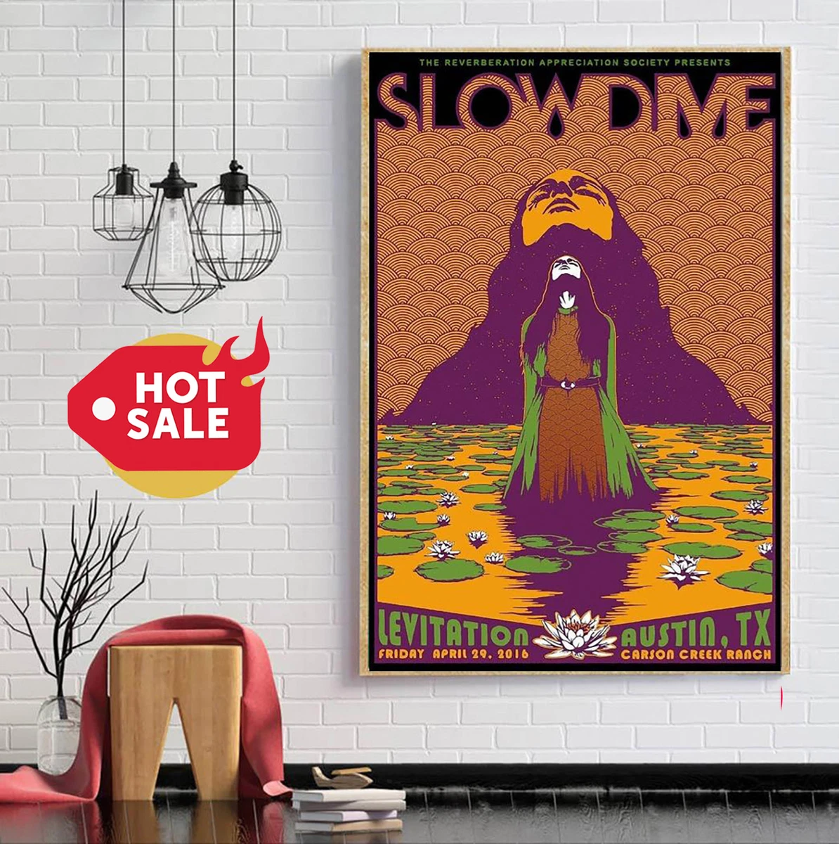 Poster Slowdive Gig Girl Art Wall Art, Unframed Prints For Home Or ...