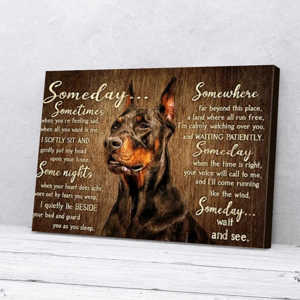 Poster Someday Somewhere Sometimeobermanog- UNFRAMED Poster Prints ...