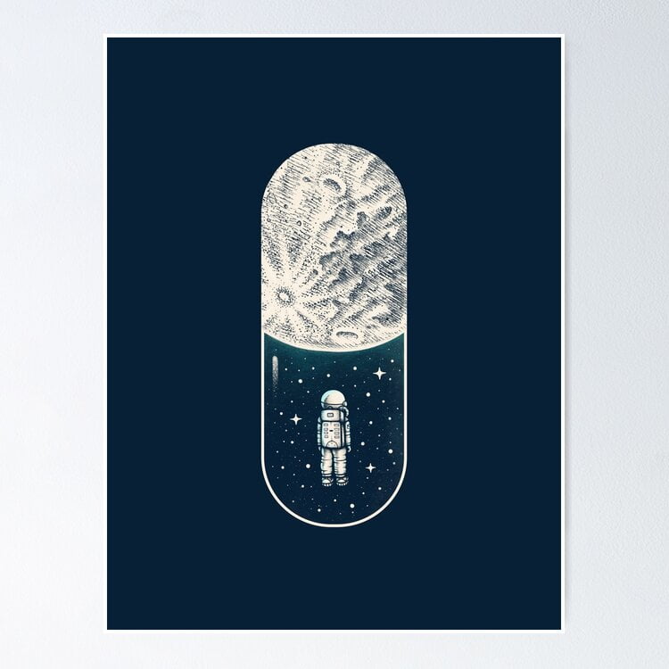 Poster Space Capsule - Unframed Poster, 24x36 - Walmart.com