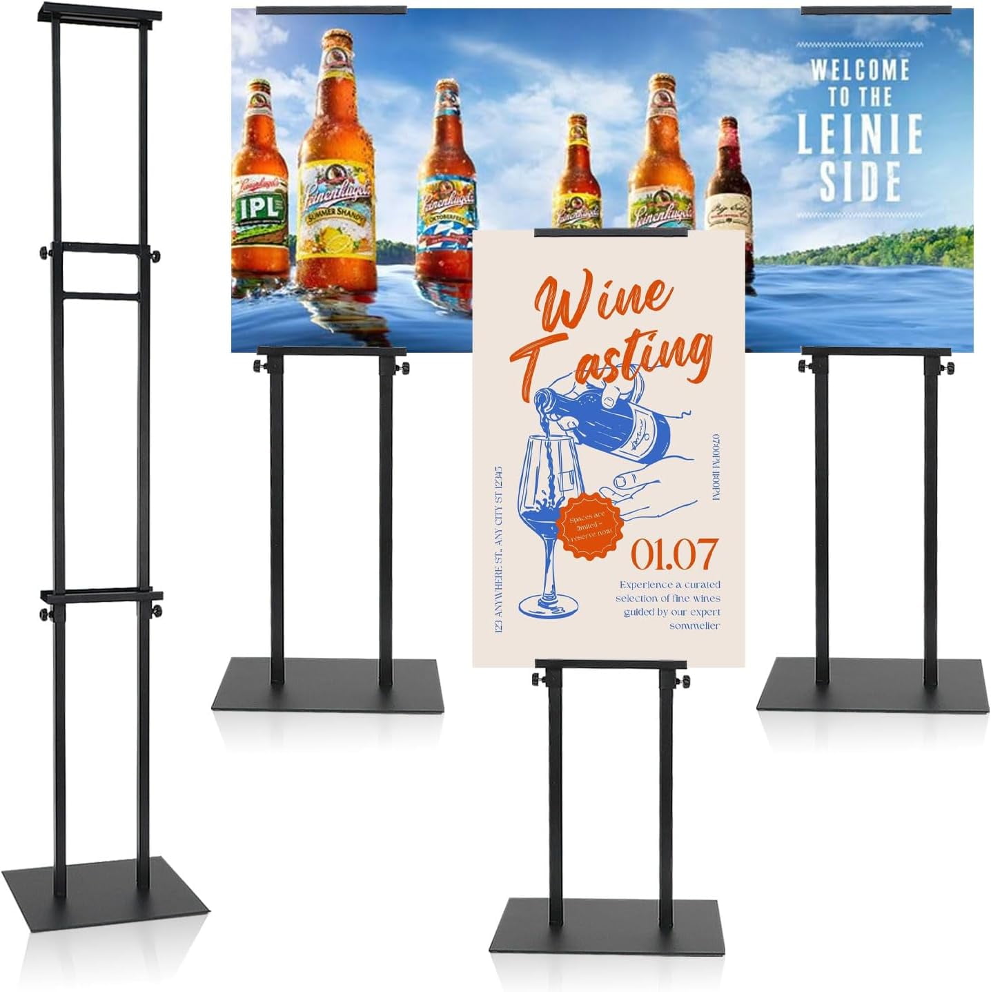 Poster Stand for Display, Adjustable Sign Holder Stand with Heavy Duty ...