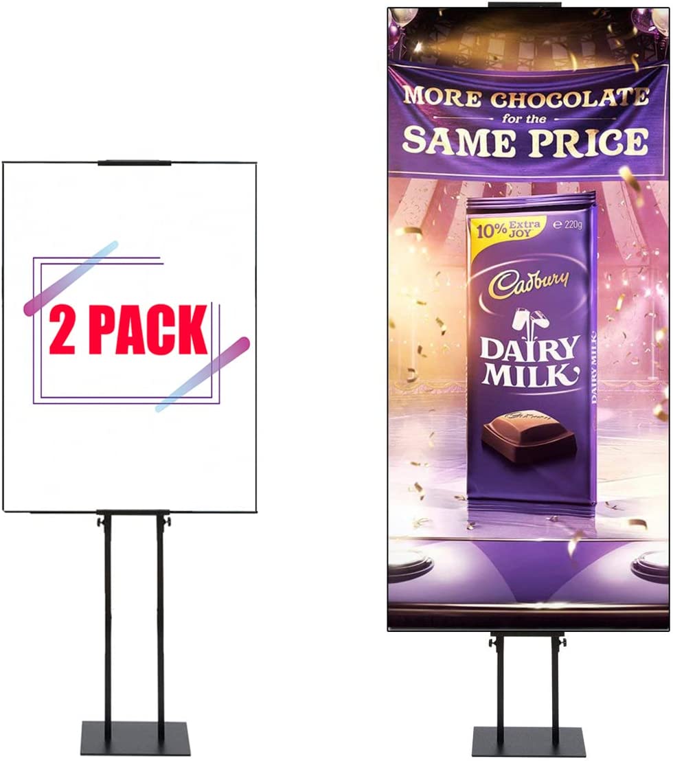 Poster Stand for Display Pedestal Sign Stand Double-SidedHeavy Duty ...