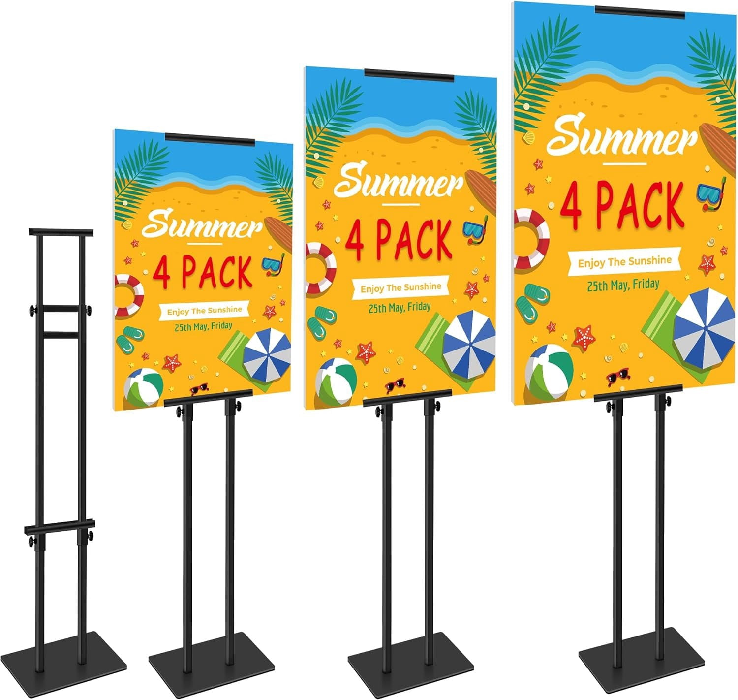 Poster Stand Heavy Duty - Adjustable Pedestal Poster Stands for Display ...