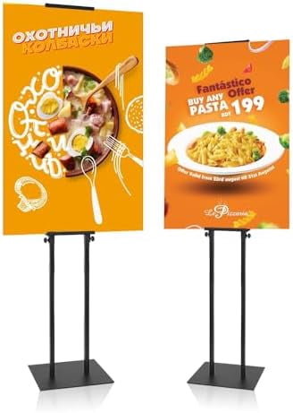 Poster Stands for Display, Poster Board Stand, Double-Sided Display ...