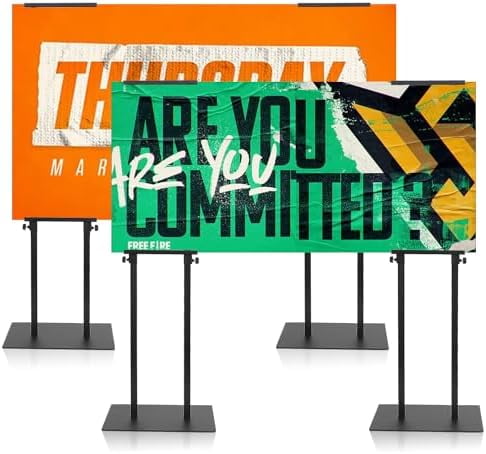 Poster Stands for Display, Poster Board Stand, Double-Sided Display ...