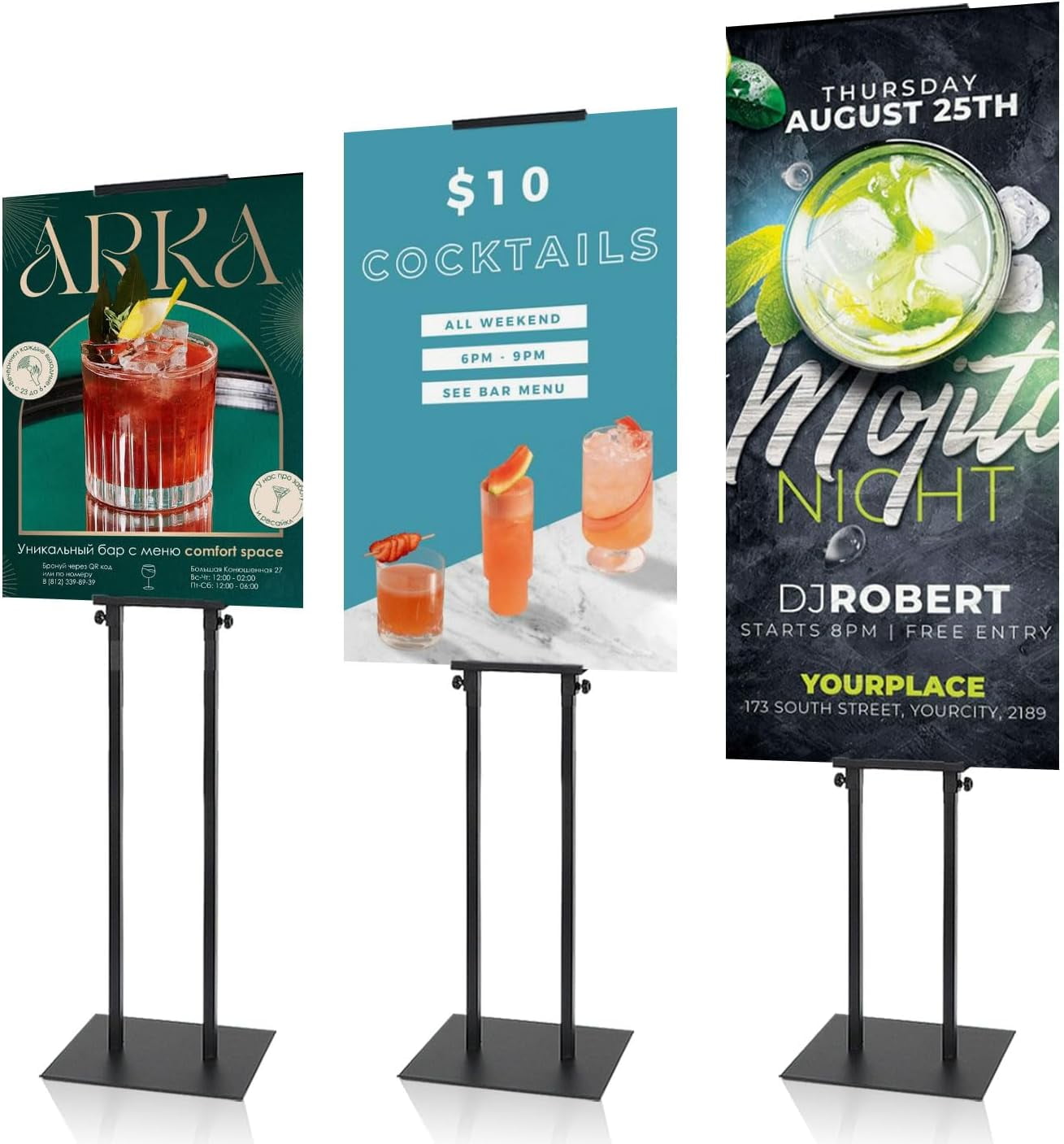 Poster Stands for Display, Poster Sign Holder Floor Stand with Heavy ...