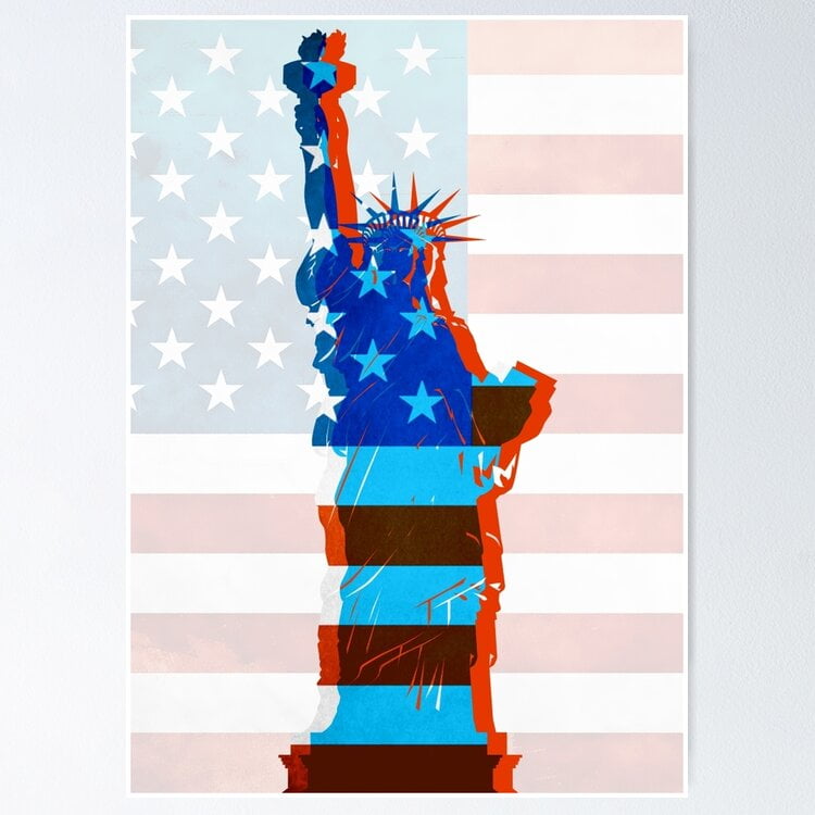 Poster Statue of liberty / USA - Unframed Poster | Home Decor | Best ...